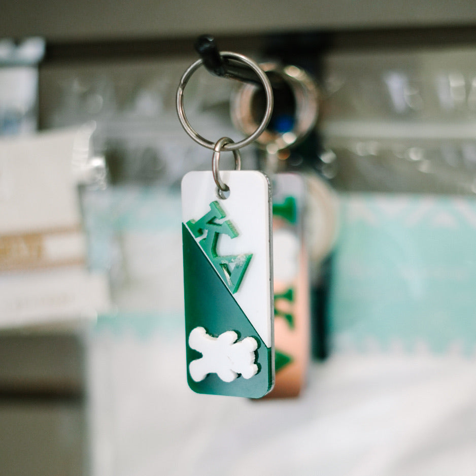 Split Acrylic Keychain – Greek Expressions
